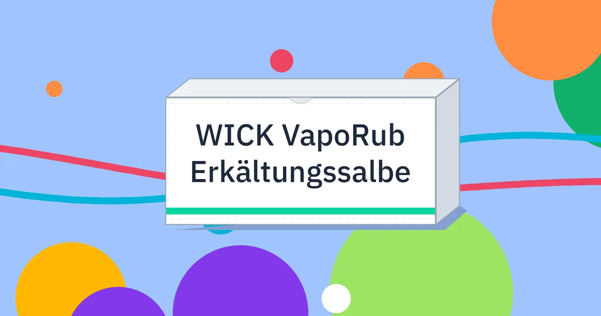 Symbolbild: Packung mit der Aufschrift WICK VapoRub Erkältungssalbe (PZN 04902188) – Verfügbarkeit und Bezug in Apotheken in Frankfurt am Main