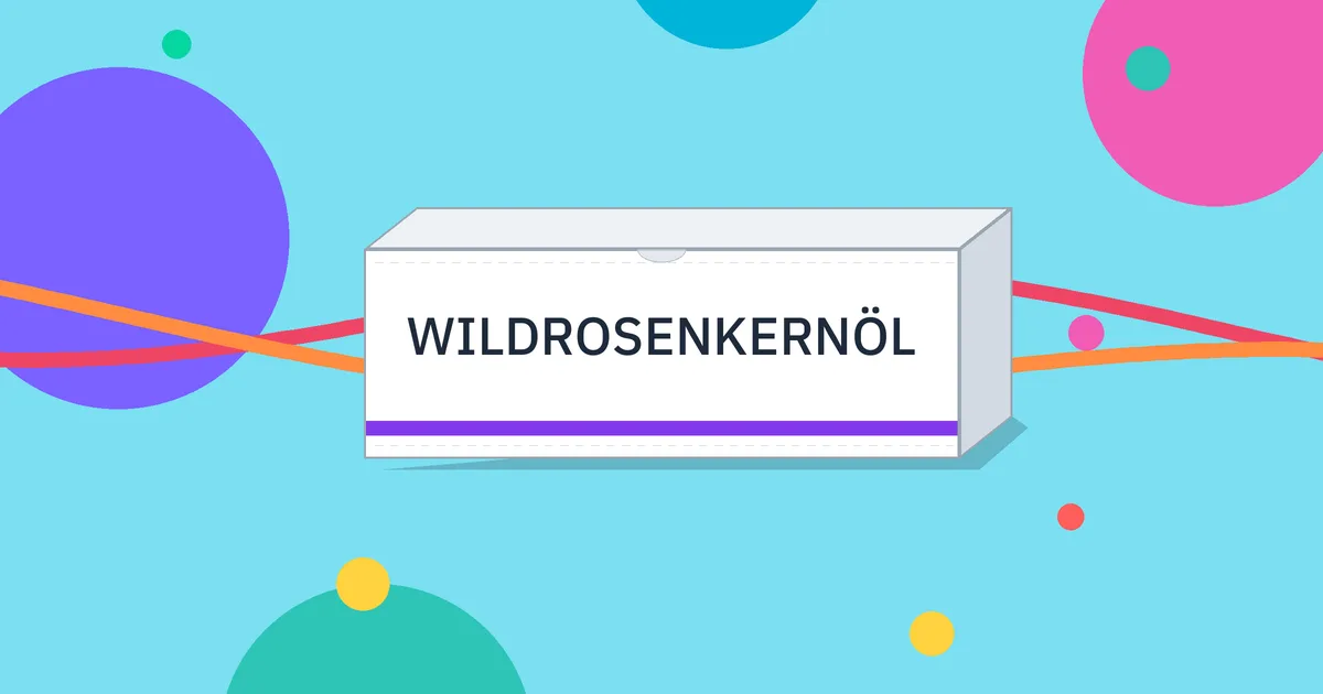 Symbolbild: Packung mit der Aufschrift WILDROSENKERNÖL (PZN 18791048) – Verfügbarkeit und Bezug in Apotheken in Frankfurt am Main