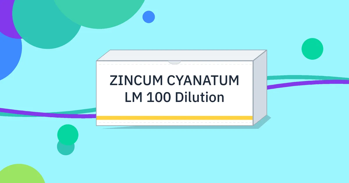 Symbolbild: Packung mit der Aufschrift ZINCUM CYANATUM LM 100 Dilution (PZN 13292866) – Verfügbarkeit und Bezug in Apotheken in Frankfurt am Main