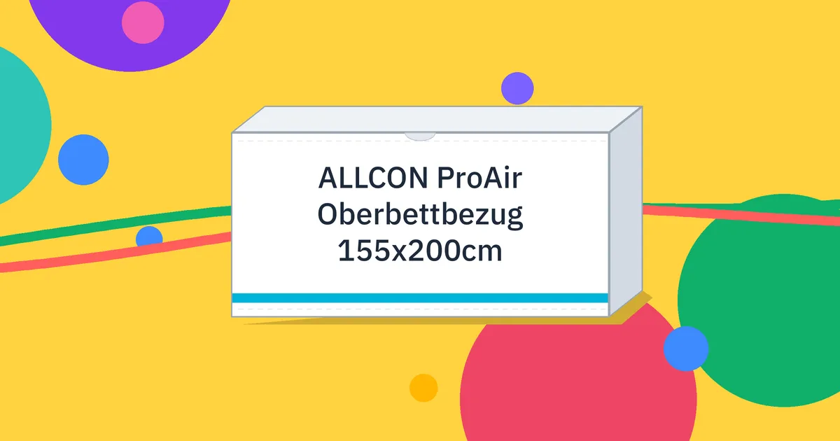 Symbolbild: Packung mit der Aufschrift ALLCON ProAir Oberbettbezug 155x200cm (PZN 02065009) – Verfügbarkeit und Bezug in Apotheken in Frankfurt am Main