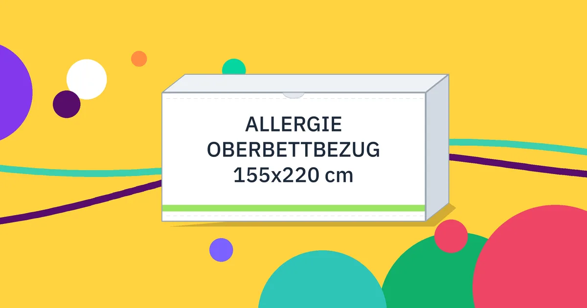 Symbolbild: Packung mit der Aufschrift ALLERGIE OBERBETTBEZUG 155x220 cm (PZN 00040146) – Verfügbarkeit und Bezug in Apotheken in Frankfurt am Main