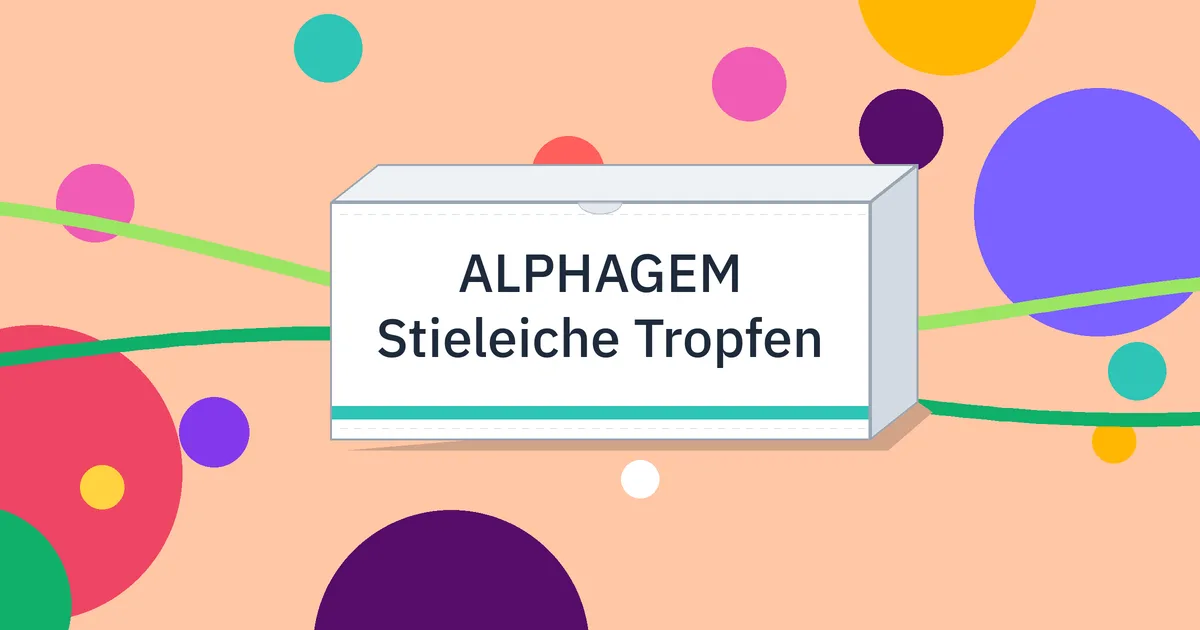 Symbolbild: Packung mit der Aufschrift ALPHAGEM Stieleiche Tropfen (PZN 20297108) – Verfügbarkeit und Bezug in Apotheken in Frankfurt am Main