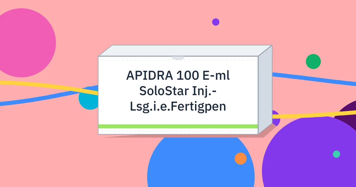 Symbolbild: Packung mit der Aufschrift APIDRA 100 E-ml SoloStar Inj.-Lsg.i.e.Fertigpen (PZN 14128933) – Verfügbarkeit und Bezug in Apotheken in Frankfurt am Main