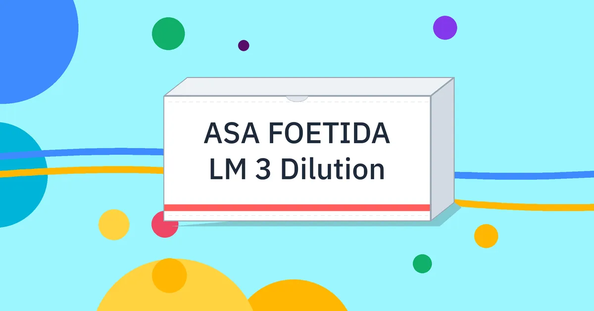 Symbolbild: Packung mit der Aufschrift ASA FOETIDA LM 3 Dilution (PZN 12781474) – Verfügbarkeit und Bezug in Apotheken in Frankfurt am Main