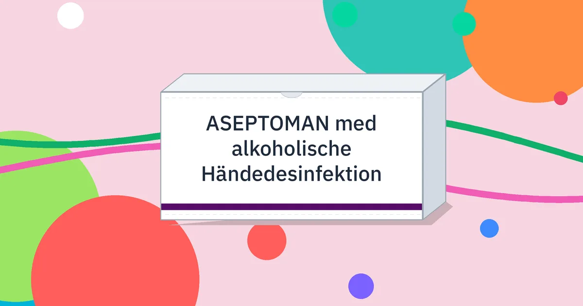 Symbolbild: Packung mit der Aufschrift ASEPTOMAN med alkoholische Händedesinfektion (PZN 19764510) – Verfügbarkeit und Bezug in Apotheken in Frankfurt am Main