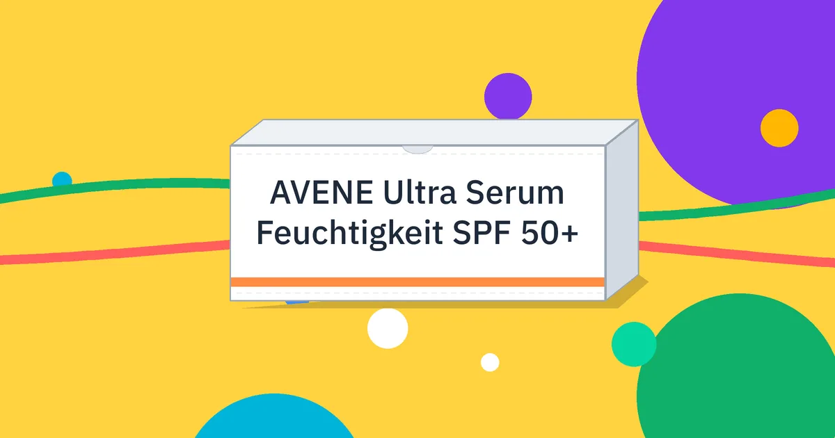 Symbolbild: Packung mit der Aufschrift AVENE Ultra Serum Feuchtigkeit SPF 50+ (PZN 19906401) – Verfügbarkeit und Bezug in Apotheken in Frankfurt am Main