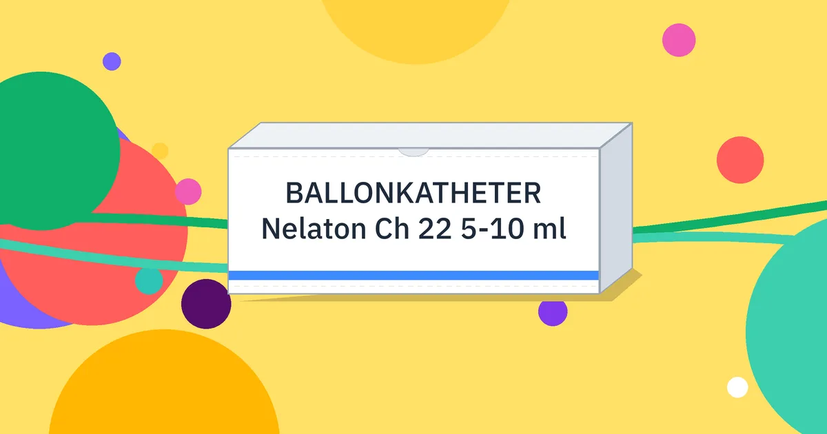 Symbolbild: Packung mit der Aufschrift BALLONKATHETER Nelaton Ch 22 5-10 ml (PZN 00181674) – Verfügbarkeit und Bezug in Apotheken in Frankfurt am Main
