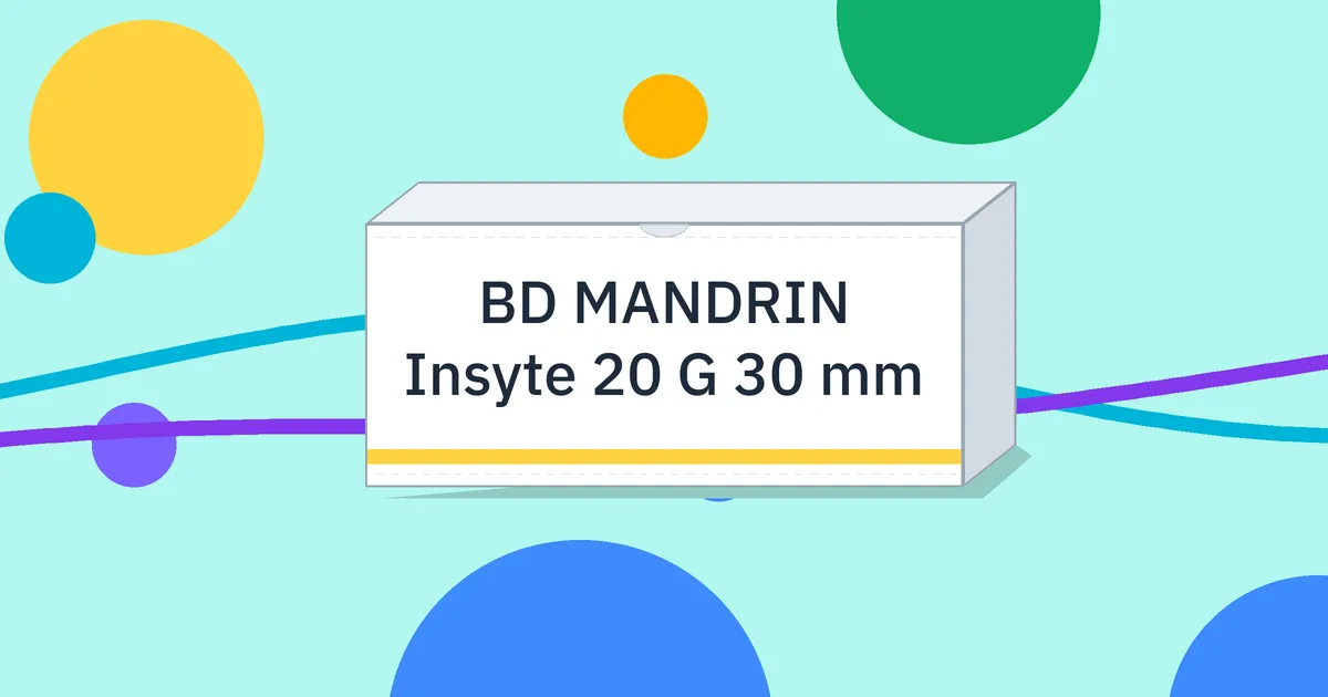 Symbolbild: Packung mit der Aufschrift BD MANDRIN Insyte 20 G 30 mm (PZN 03425119) – Verfügbarkeit und Bezug in Apotheken in Frankfurt am Main
