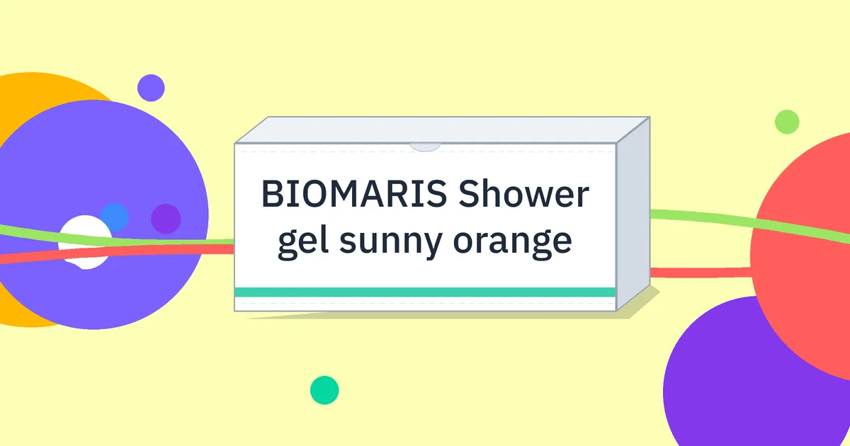 Symbolbild: Packung mit der Aufschrift BIOMARIS Shower gel sunny orange (PZN 12375159) – Verfügbarkeit und Bezug in Apotheken in Frankfurt am Main