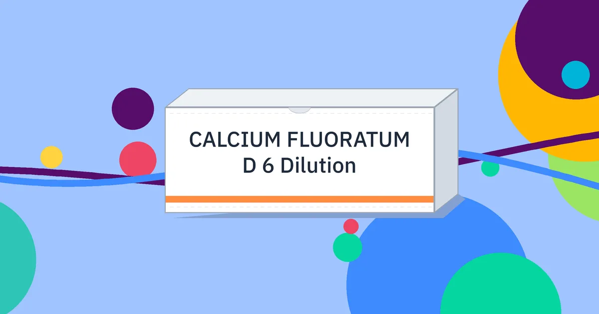Symbolbild: Packung mit der Aufschrift CALCIUM FLUORATUM D 6 Dilution (PZN 02888998) – Verfügbarkeit und Bezug in Apotheken in Frankfurt am Main