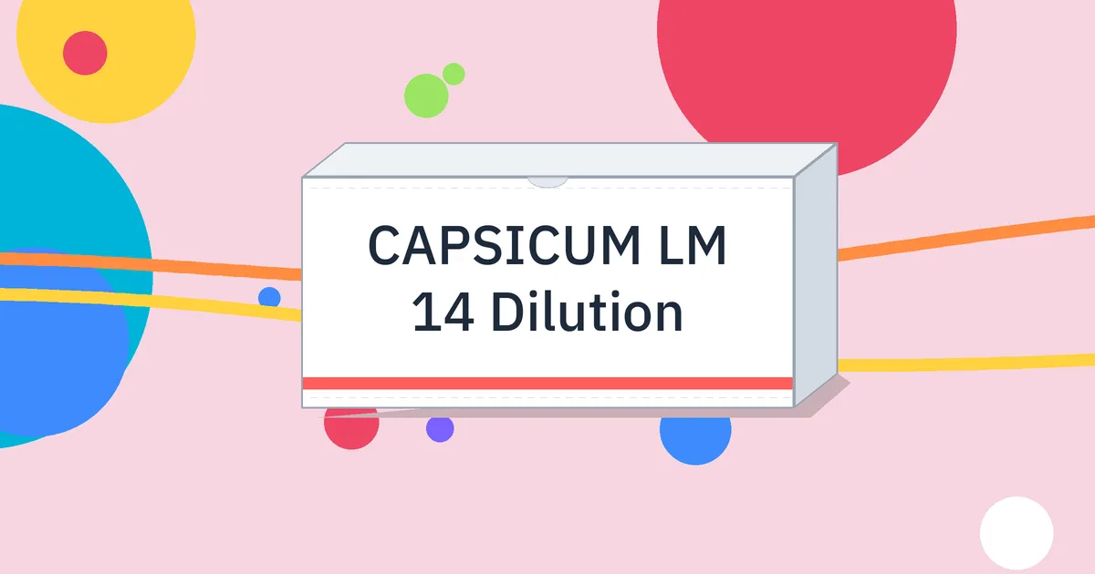 Symbolbild: Packung mit der Aufschrift CAPSICUM LM 14 Dilution (PZN 12808641) – Verfügbarkeit und Bezug in Apotheken in Frankfurt am Main