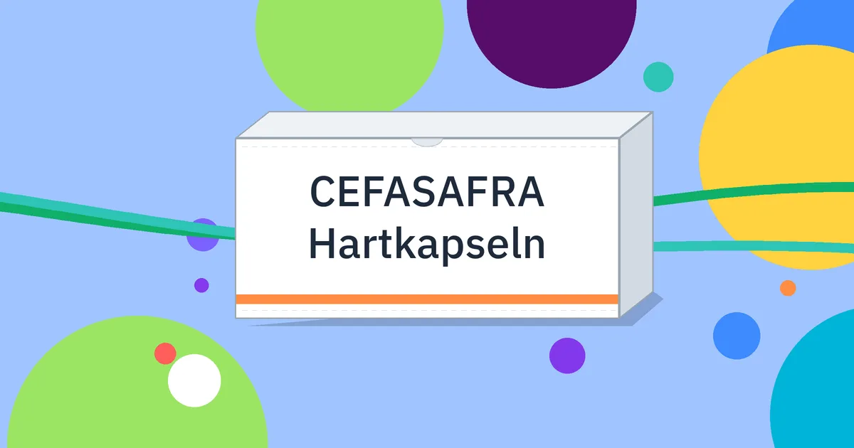 Symbolbild: Packung mit der Aufschrift CEFASAFRA Hartkapseln (PZN 15656628) – Verfügbarkeit und Bezug in Apotheken in Frankfurt am Main
