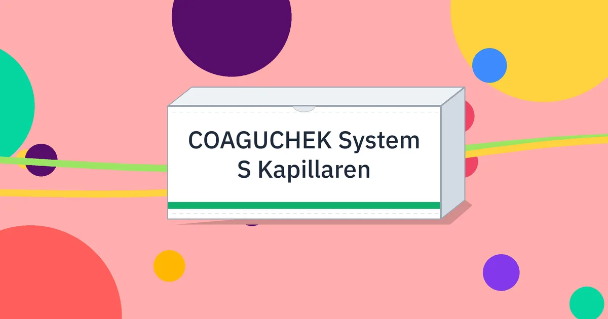 Symbolbild: Packung mit der Aufschrift COAGUCHEK System S Kapillaren (PZN 02900305) – Verfügbarkeit und Bezug in Apotheken in Frankfurt am Main
