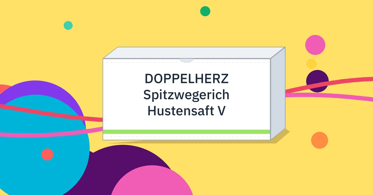 Symbolbild: Packung mit der Aufschrift DOPPELHERZ Spitzwegerich Hustensaft V (PZN 07090733) – Verfügbarkeit und Bezug in Apotheken in Frankfurt am Main