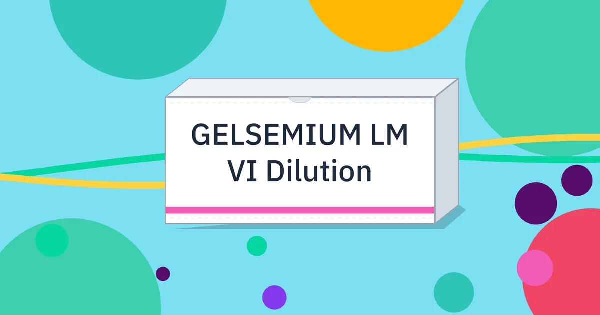 Symbolbild: Packung mit der Aufschrift GELSEMIUM LM VI Dilution (PZN 02668334) – Verfügbarkeit und Bezug in Apotheken in Frankfurt am Main