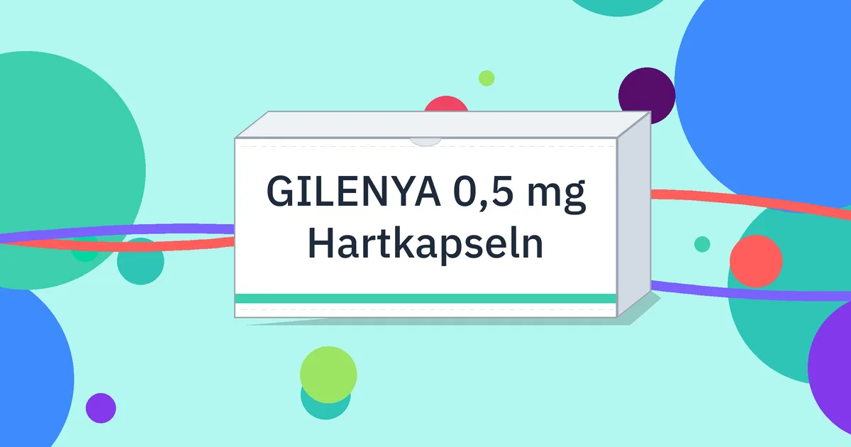 Symbolbild: Packung mit der Aufschrift GILENYA 0,5 mg Hartkapseln (PZN 18728268) – Verfügbarkeit und Bezug in Apotheken in Frankfurt am Main