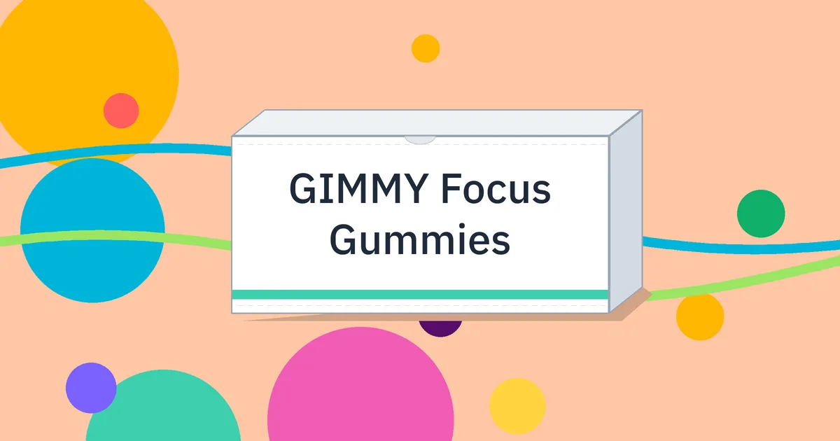 Symbolbild: Packung mit der Aufschrift GIMMY Focus Gummies (PZN 20128127) – Verfügbarkeit und Bezug in Apotheken in Frankfurt am Main