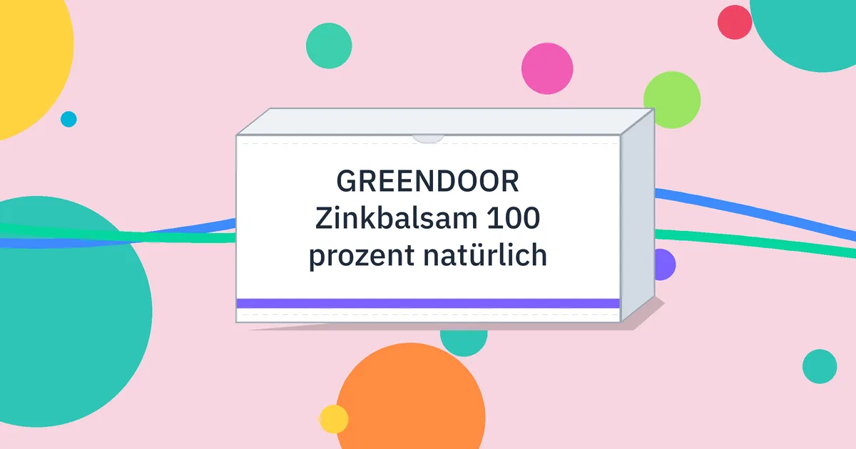 Symbolbild: Packung mit der Aufschrift GREENDOOR Zinkbalsam 100 prozent natürlich (PZN 15406802) – Verfügbarkeit und Bezug in Apotheken in Frankfurt am Main