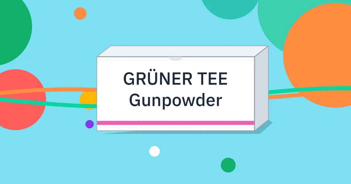 Symbolbild: Packung mit der Aufschrift GRÜNER TEE Gunpowder (PZN 08890602) – Verfügbarkeit und Bezug in Apotheken in Frankfurt am Main