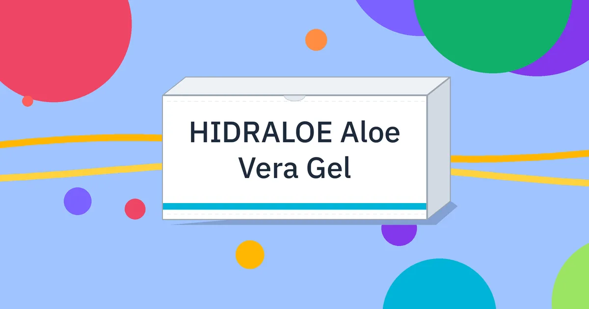 Symbolbild: Packung mit der Aufschrift HIDRALOE Aloe Vera Gel (PZN 18098904) – Verfügbarkeit und Bezug in Apotheken in Frankfurt am Main