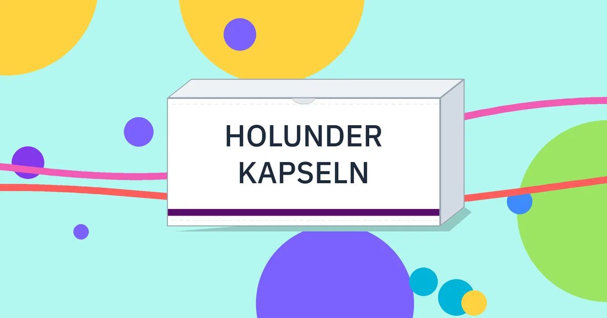 Symbolbild: Packung mit der Aufschrift HOLUNDER KAPSELN (PZN 10321573) – Verfügbarkeit und Bezug in Apotheken in Frankfurt am Main