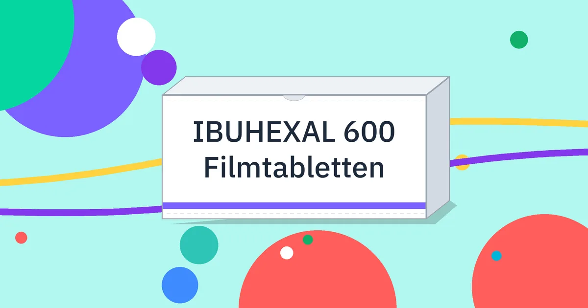 Symbolbild: Packung mit der Aufschrift IBUHEXAL 600 Filmtabletten (PZN 00709000) – Verfügbarkeit und Bezug in Apotheken in Frankfurt am Main