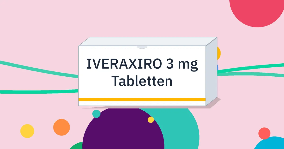 Symbolbild: Packung mit der Aufschrift IVERAXIRO 3 mg Tabletten (PZN 19994859) – Verfügbarkeit und Bezug in Apotheken in Frankfurt am Main