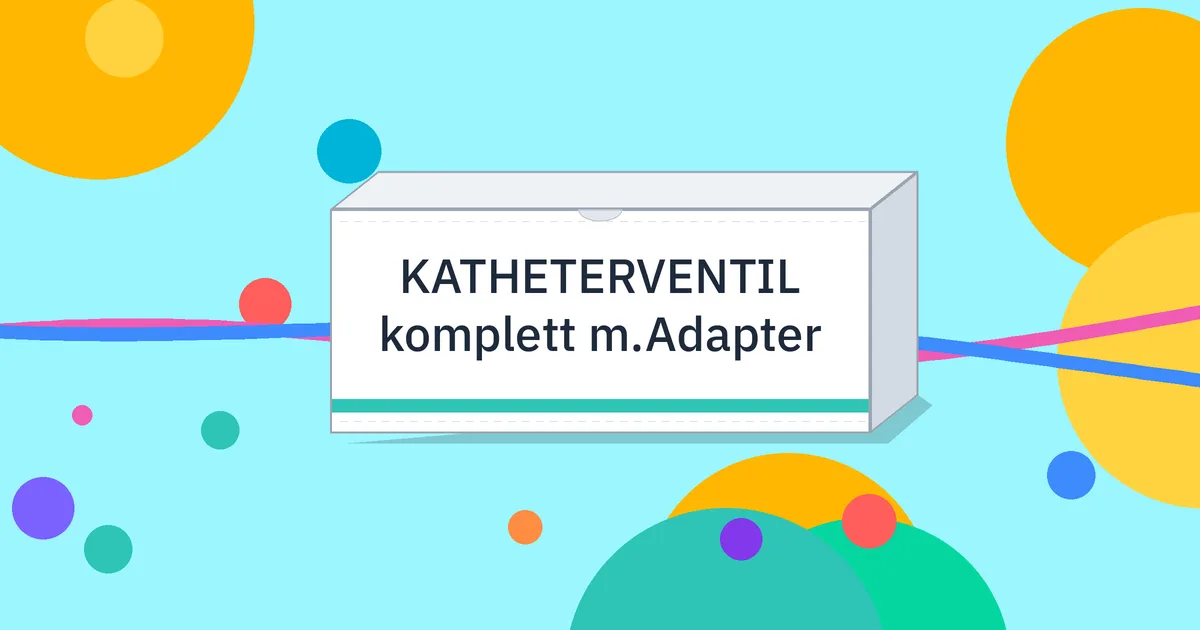 Symbolbild: Packung mit der Aufschrift KATHETERVENTIL komplett m.Adapter (PZN 04608508) – Verfügbarkeit und Bezug in Apotheken in Frankfurt am Main