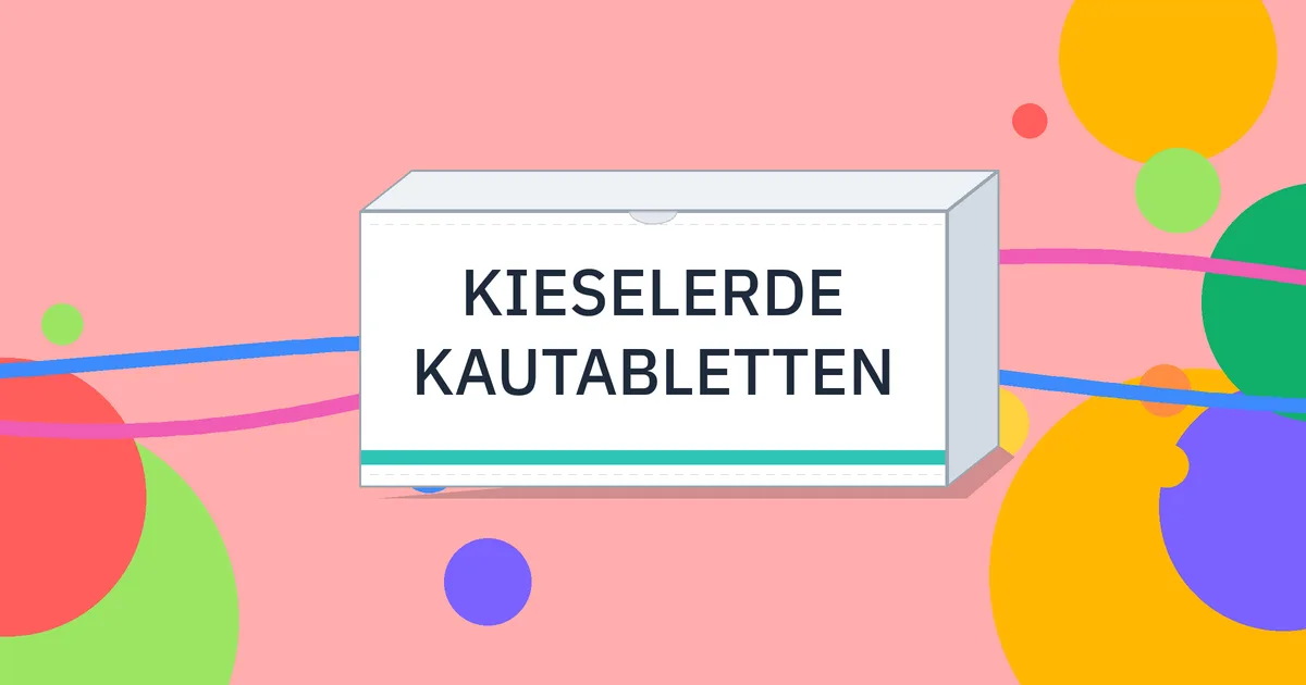 Symbolbild: Packung mit der Aufschrift KIESELERDE KAUTABLETTEN (PZN 02519657) – Verfügbarkeit und Bezug in Apotheken in Frankfurt am Main