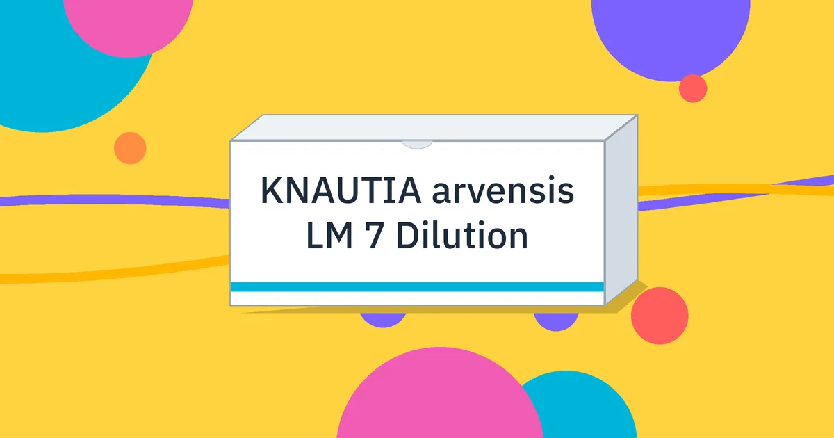 Symbolbild: Packung mit der Aufschrift KNAUTIA arvensis LM 7 Dilution (PZN 13518916) – Verfügbarkeit und Bezug in Apotheken in Frankfurt am Main
