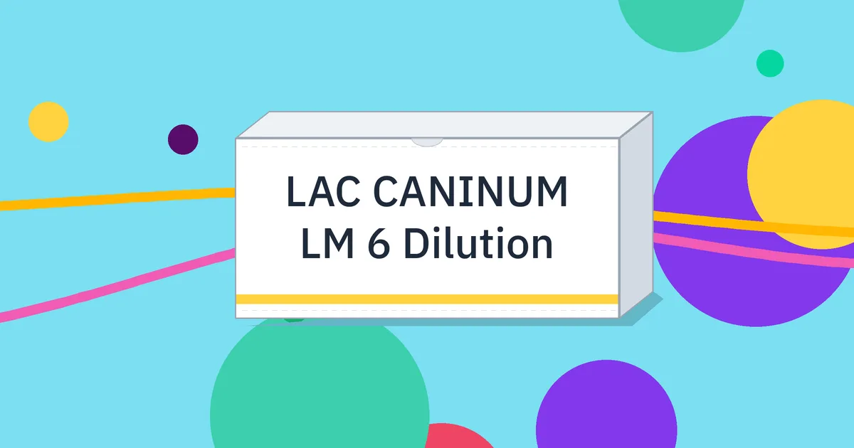Symbolbild: Packung mit der Aufschrift LAC CANINUM LM 6 Dilution (PZN 07540834) – Verfügbarkeit und Bezug in Apotheken in Frankfurt am Main