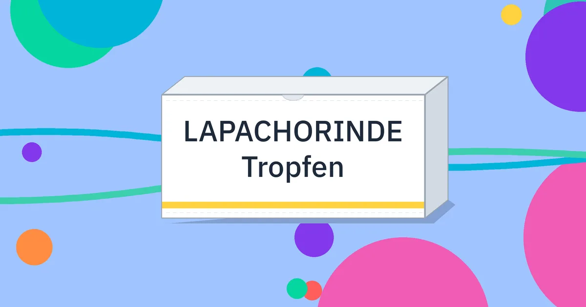 Symbolbild: Packung mit der Aufschrift LAPACHORINDE Tropfen (PZN 17555469) – Verfügbarkeit und Bezug in Apotheken in Frankfurt am Main