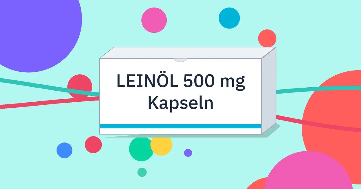 Symbolbild: Packung mit der Aufschrift LEINÖL 500 mg Kapseln (PZN 03052486) – Verfügbarkeit und Bezug in Apotheken in Frankfurt am Main
