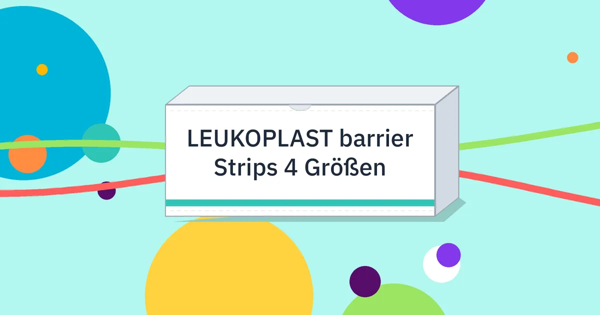 Symbolbild: Packung mit der Aufschrift LEUKOPLAST barrier Strips 4 Größen (PZN 14219682) – Verfügbarkeit und Bezug in Apotheken in Frankfurt am Main