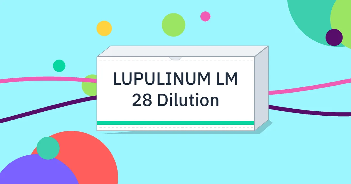 Symbolbild: Packung mit der Aufschrift LUPULINUM LM 28 Dilution (PZN 13536825) – Verfügbarkeit und Bezug in Apotheken in Frankfurt am Main
