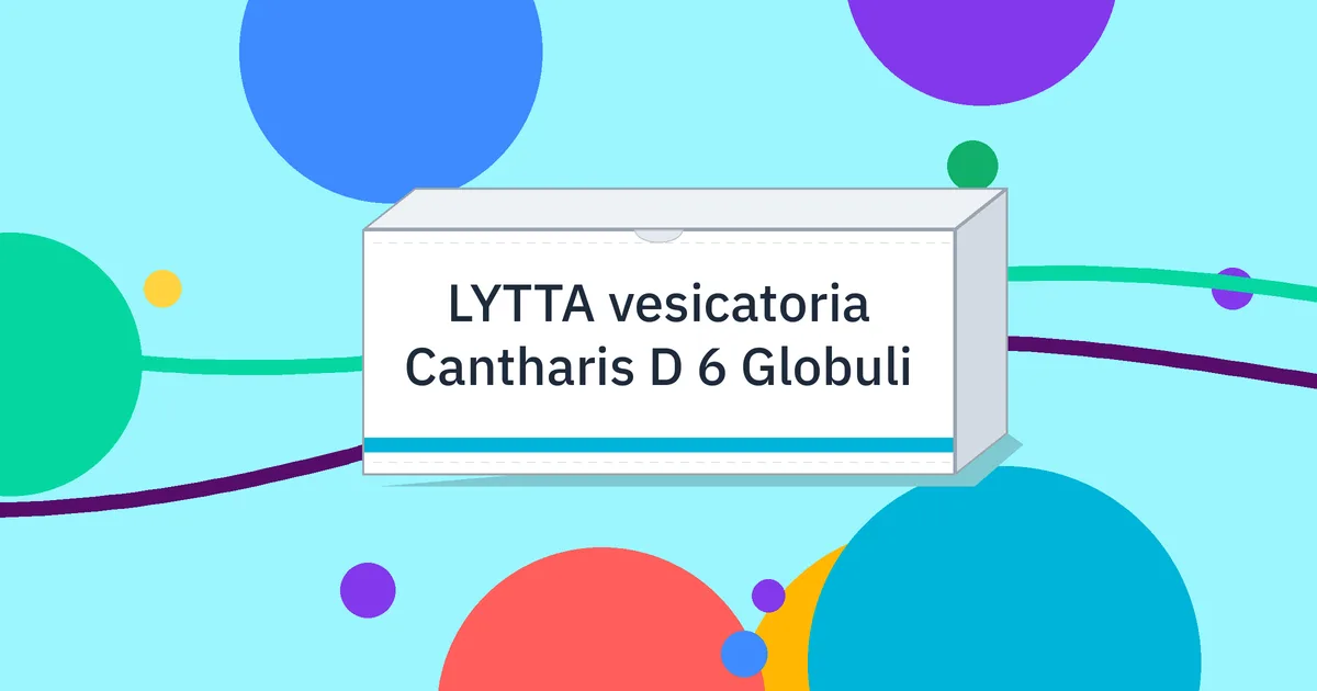 Symbolbild: Packung mit der Aufschrift LYTTA vesicatoria Cantharis D 6 Globuli (PZN 11282214) – Verfügbarkeit und Bezug in Apotheken in Frankfurt am Main