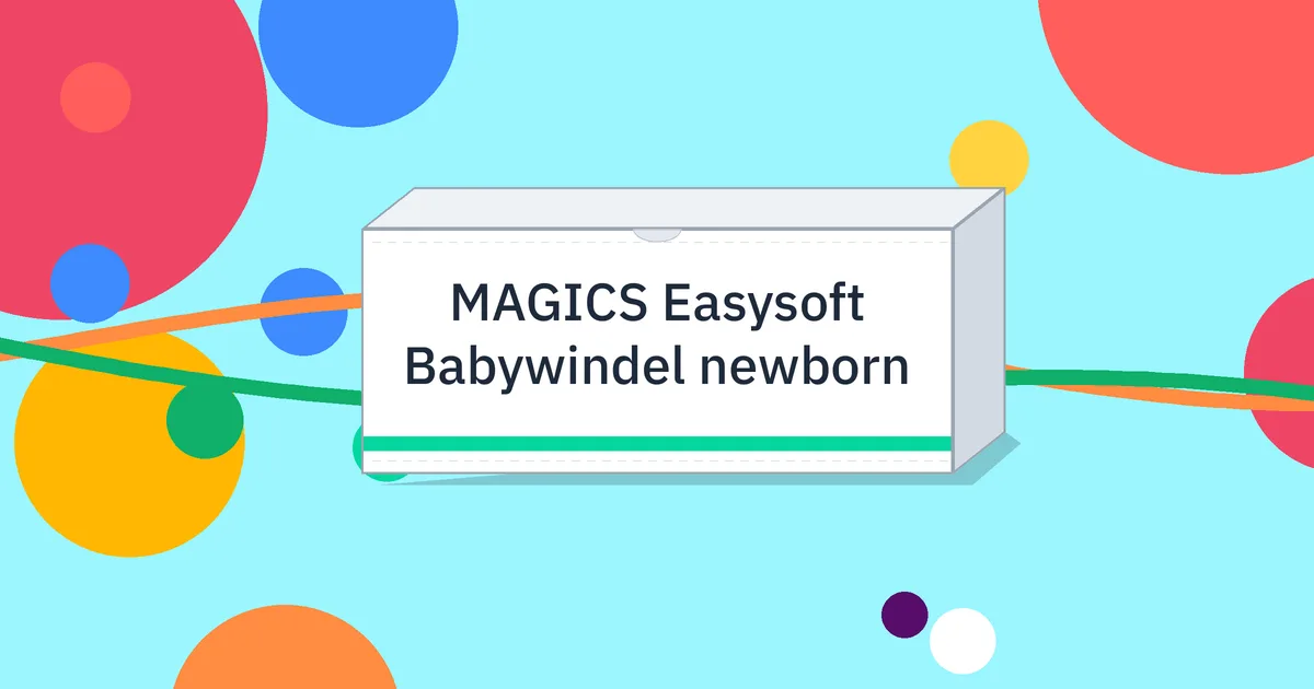 Symbolbild: Packung mit der Aufschrift MAGICS Easysoft Babywindel newborn (PZN 12528539) – Verfügbarkeit und Bezug in Apotheken in Frankfurt am Main