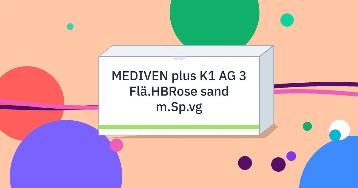 Symbolbild: Packung mit der Aufschrift MEDIVEN plus K1 AG 3 Flä.HBRose sand m.Sp.vg (PZN 18939953) – Verfügbarkeit und Bezug in Apotheken in Frankfurt am Main