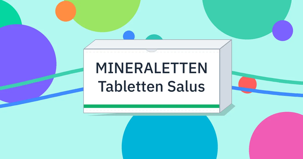 Symbolbild: Packung mit der Aufschrift MINERALETTEN Tabletten Salus (PZN 07782773) – Verfügbarkeit und Bezug in Apotheken in Frankfurt am Main
