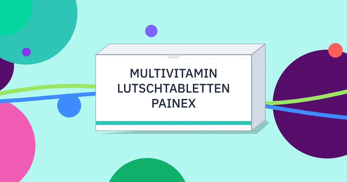 Symbolbild: Packung mit der Aufschrift MULTIVITAMIN LUTSCHTABLETTEN PAINEX (PZN 10001578) – Verfügbarkeit und Bezug in Apotheken in Frankfurt am Main