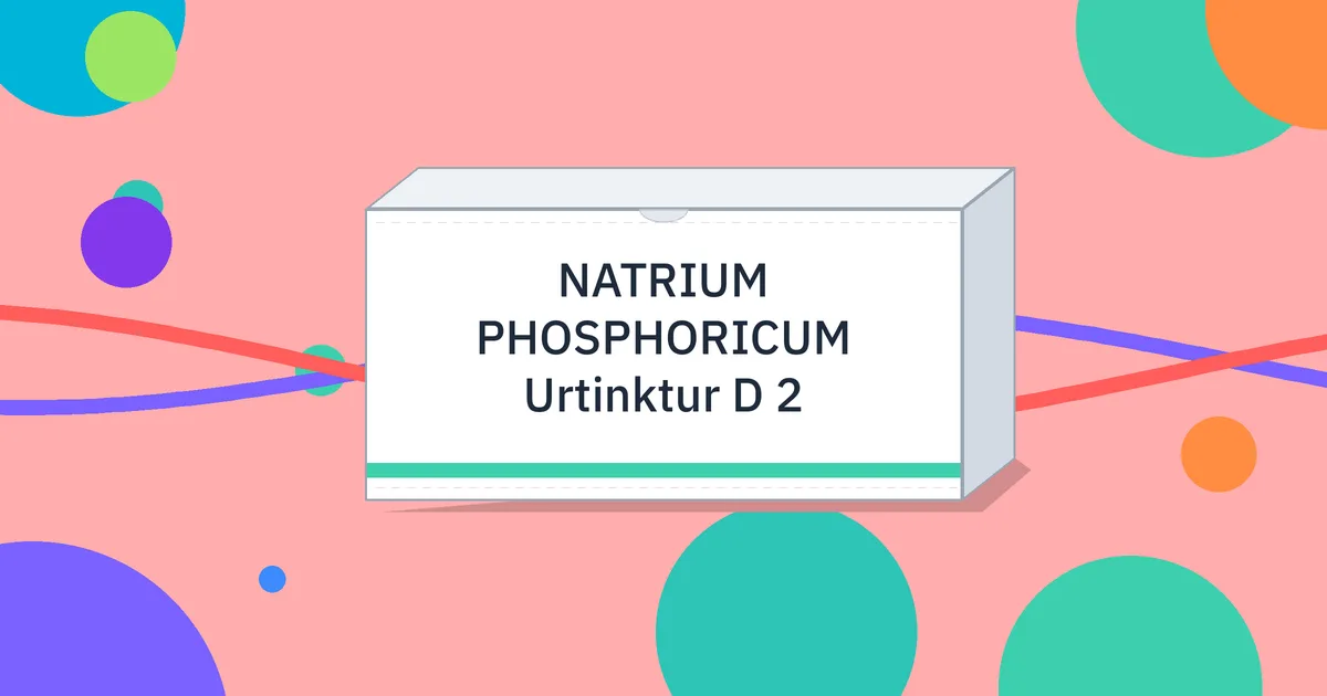 Symbolbild: Packung mit der Aufschrift NATRIUM PHOSPHORICUM Urtinktur D 2 (PZN 02618810) – Verfügbarkeit und Bezug in Apotheken in Frankfurt am Main