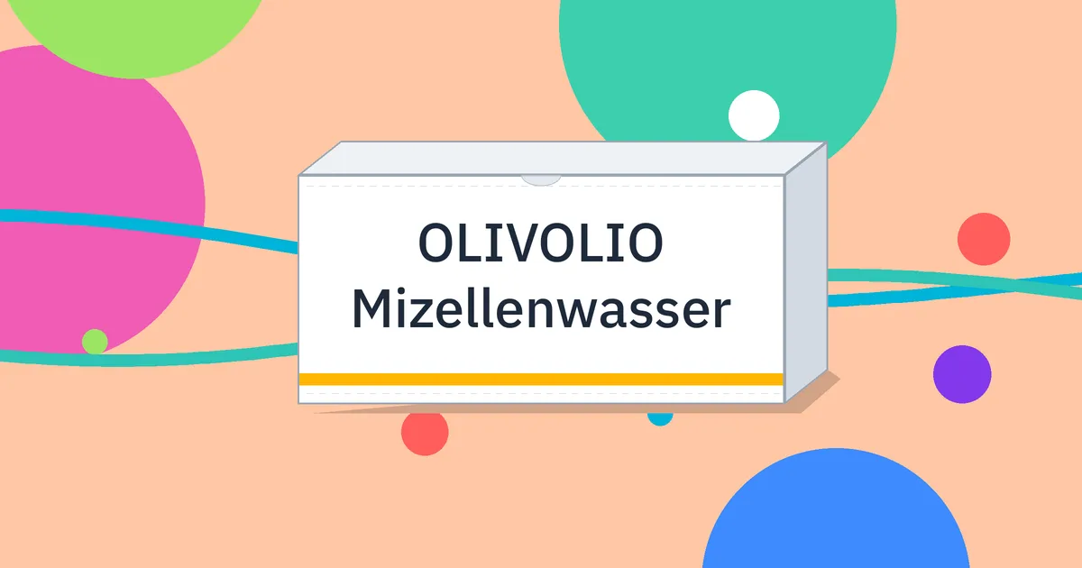 Symbolbild: Packung mit der Aufschrift OLIVOLIO Mizellenwasser (PZN 17910580) – Verfügbarkeit und Bezug in Apotheken in Frankfurt am Main