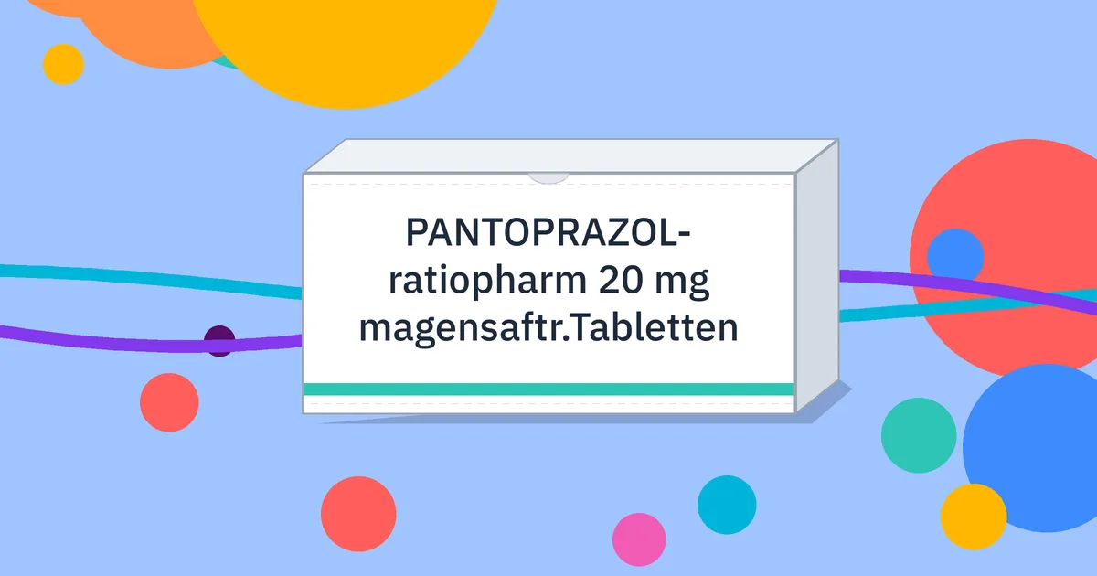 Symbolbild: Packung mit der Aufschrift PANTOPRAZOL-ratiopharm 20 mg magensaftr.Tabletten (PZN 01175167) – Verfügbarkeit und Bezug in Apotheken in Frankfurt am Main