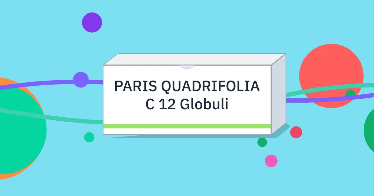 Symbolbild: Packung mit der Aufschrift PARIS QUADRIFOLIA C 12 Globuli (PZN 19718993) – Verfügbarkeit und Bezug in Apotheken in Frankfurt am Main