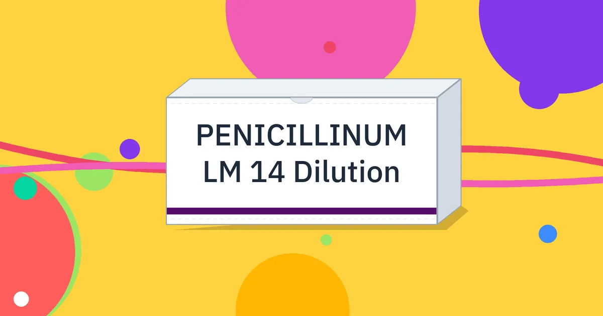 Symbolbild: Packung mit der Aufschrift PENICILLINUM LM 14 Dilution (PZN 12977266) – Verfügbarkeit und Bezug in Apotheken in Frankfurt am Main