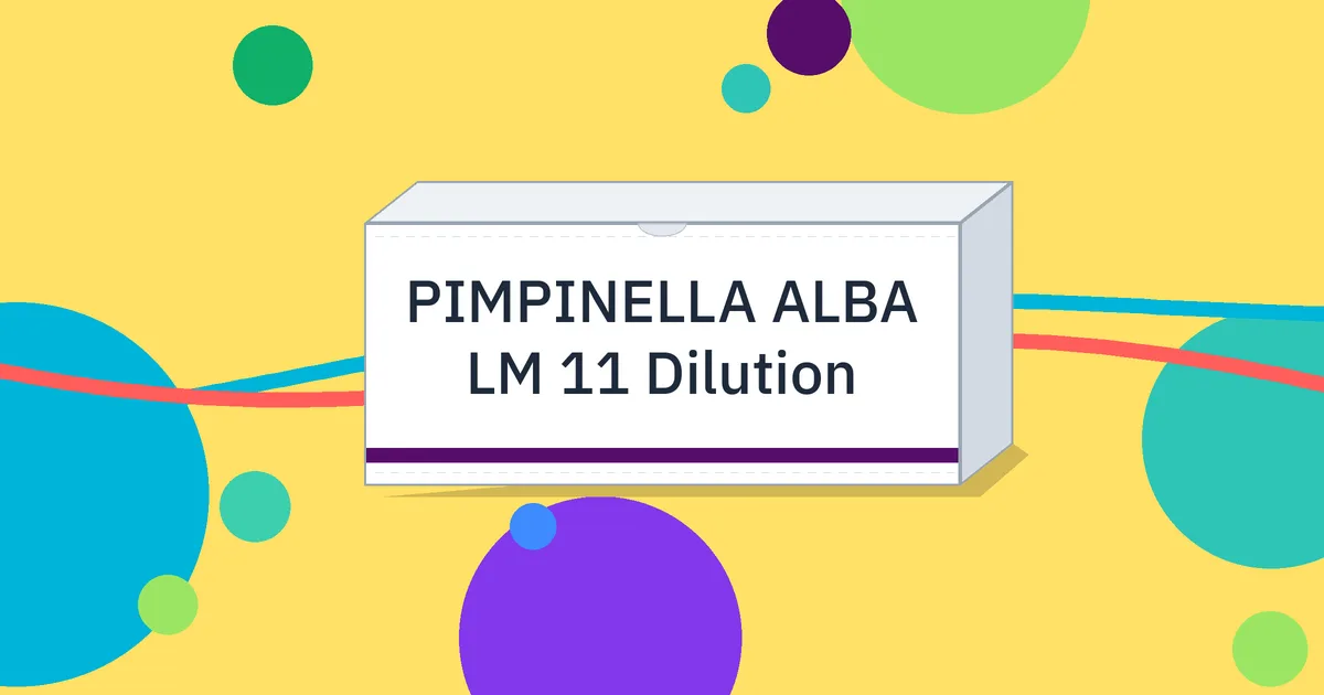 Symbolbild: Packung mit der Aufschrift PIMPINELLA ALBA LM 11 Dilution (PZN 13643886) – Verfügbarkeit und Bezug in Apotheken in Frankfurt am Main