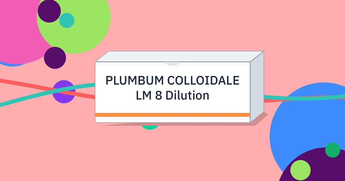 Symbolbild: Packung mit der Aufschrift PLUMBUM COLLOIDALE LM 8 Dilution (PZN 13040165) – Verfügbarkeit und Bezug in Apotheken in Frankfurt am Main