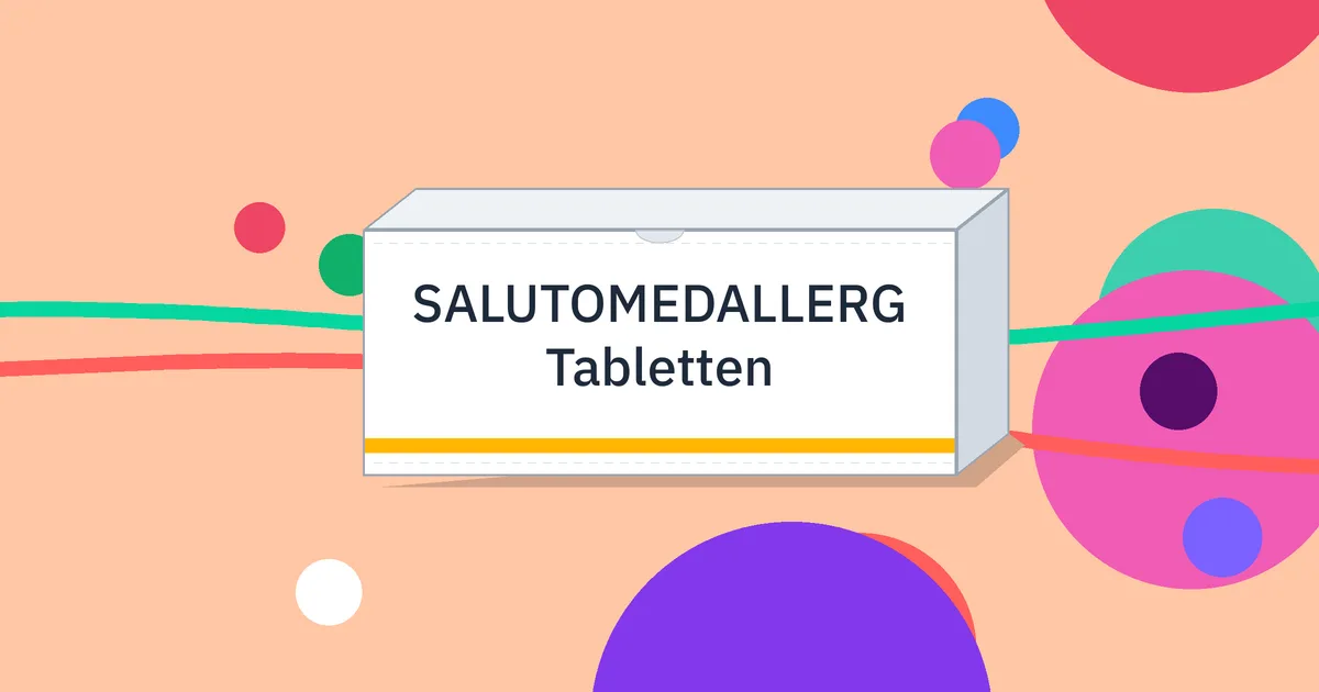 Symbolbild: Packung mit der Aufschrift SALUTOMEDALLERG Tabletten (PZN 10918331) – Verfügbarkeit und Bezug in Apotheken in Frankfurt am Main