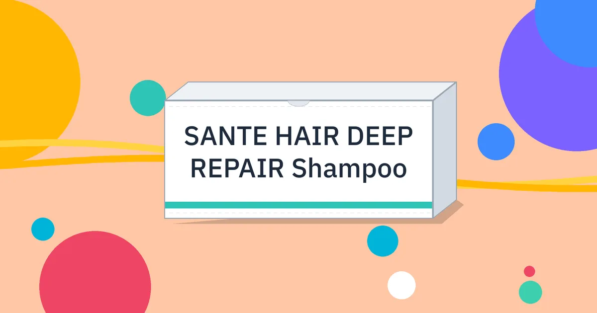 Symbolbild: Packung mit der Aufschrift SANTE HAIR DEEP REPAIR Shampoo (PZN 19419546) – Verfügbarkeit und Bezug in Apotheken in Frankfurt am Main