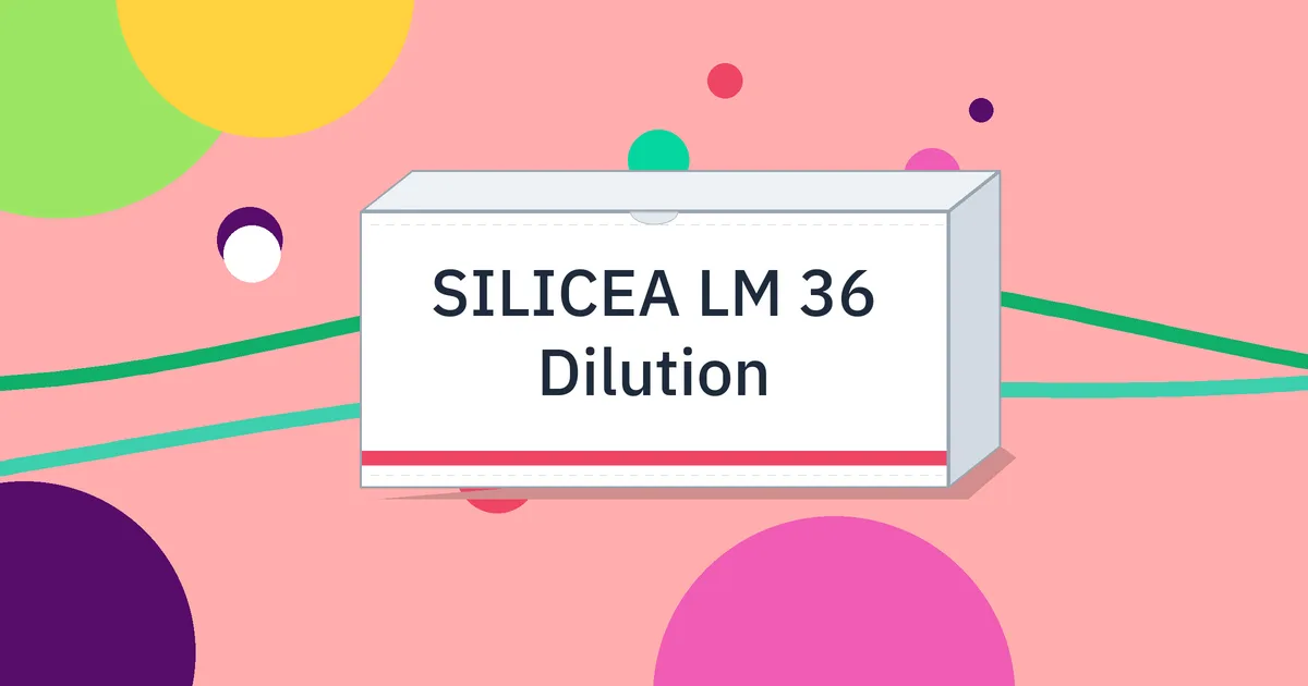 Symbolbild: Packung mit der Aufschrift SILICEA LM 36 Dilution (PZN 13190396) – Verfügbarkeit und Bezug in Apotheken in Frankfurt am Main